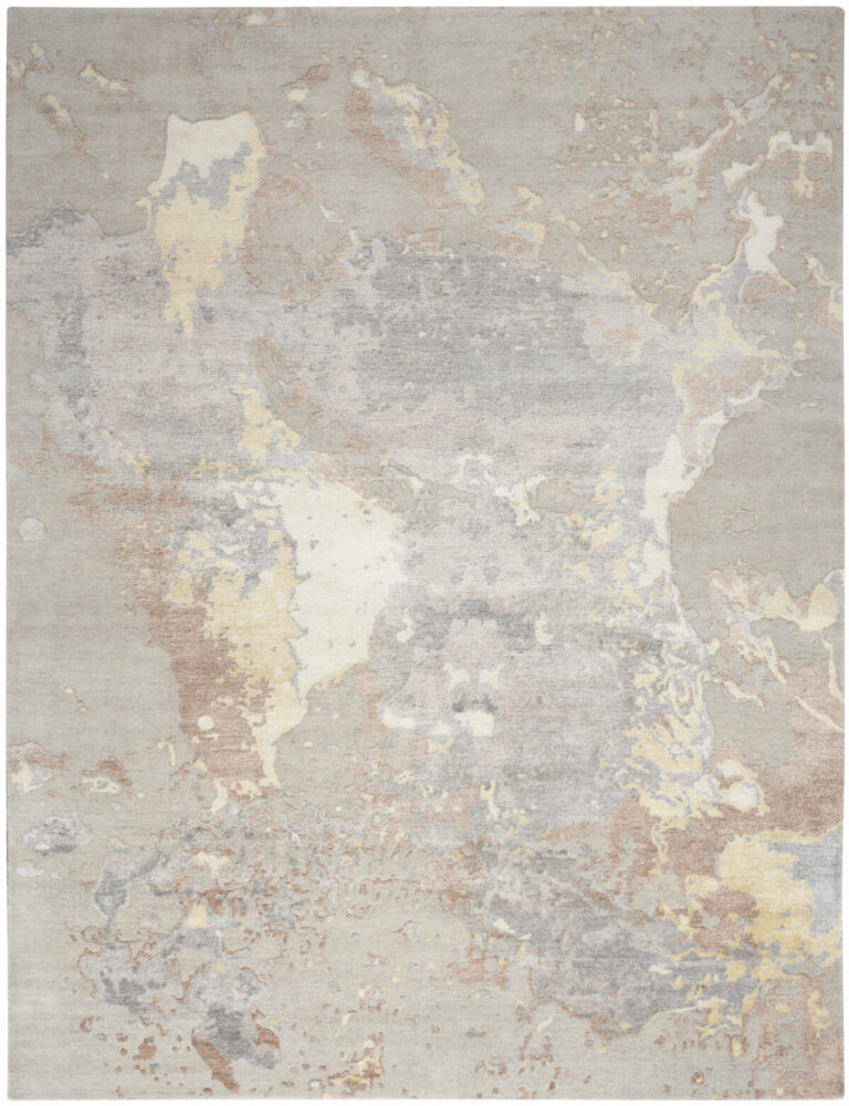 Silk Shadows SHA20 SILVER by Nourison | Modern Rugs